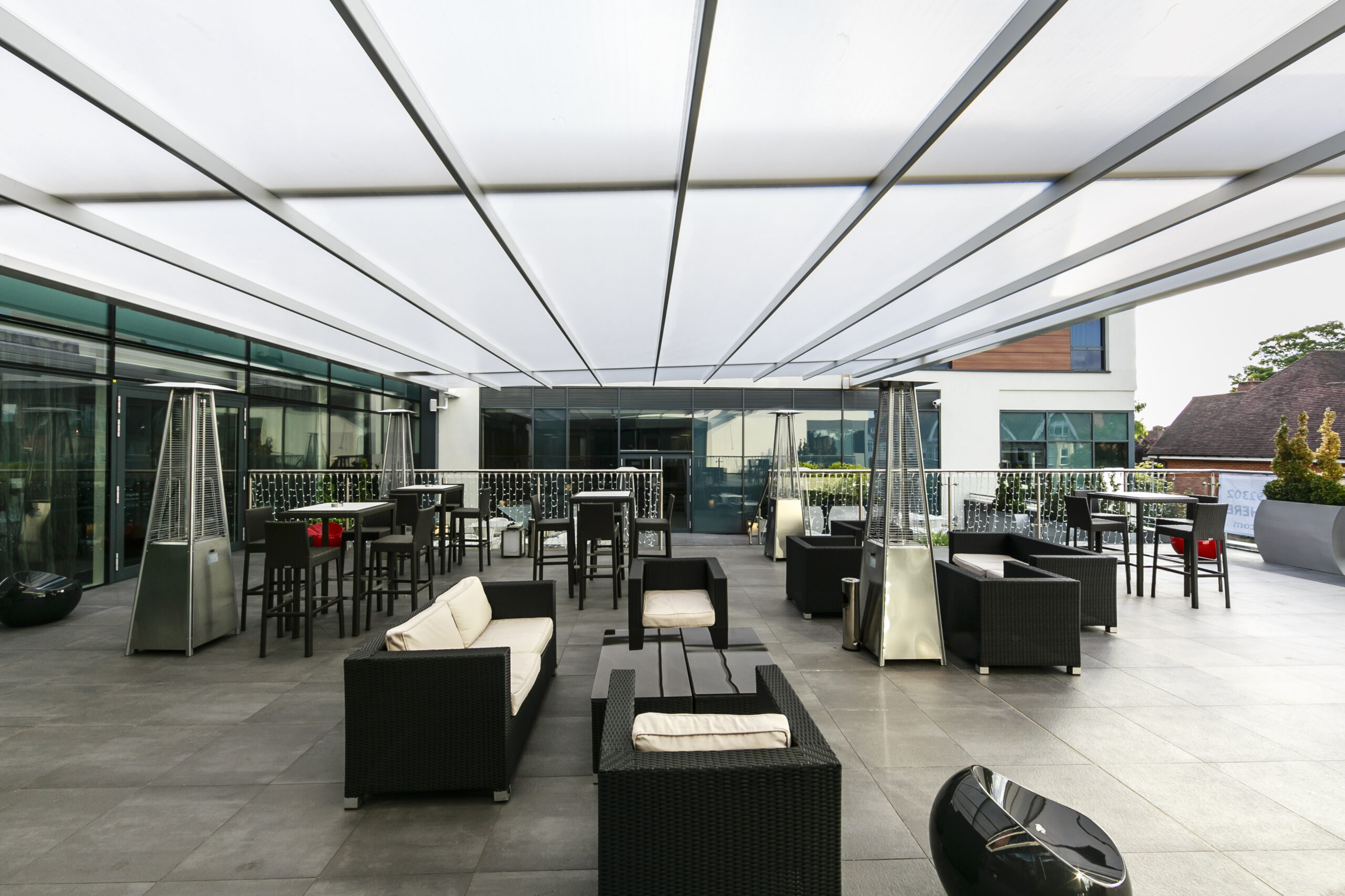 En-Fold Retractable Fabric Roofs | Base Structures