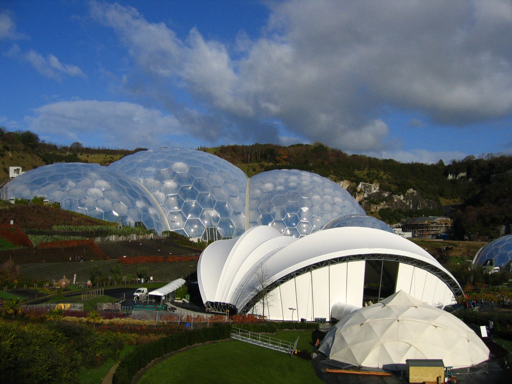 Eden Project Ice Rink Structure - Base Structures