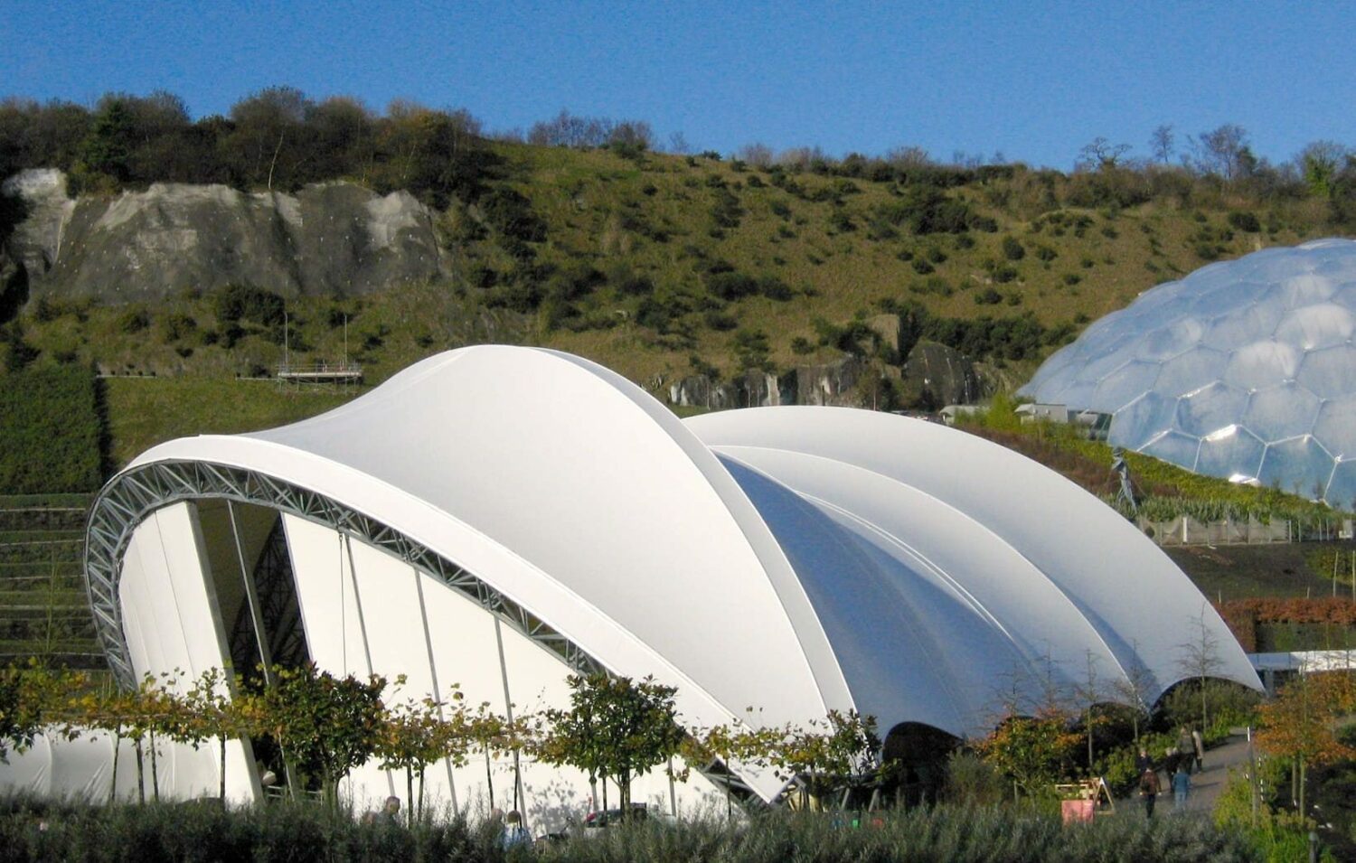 Eden Project Ice Rink Structure - Base Structures