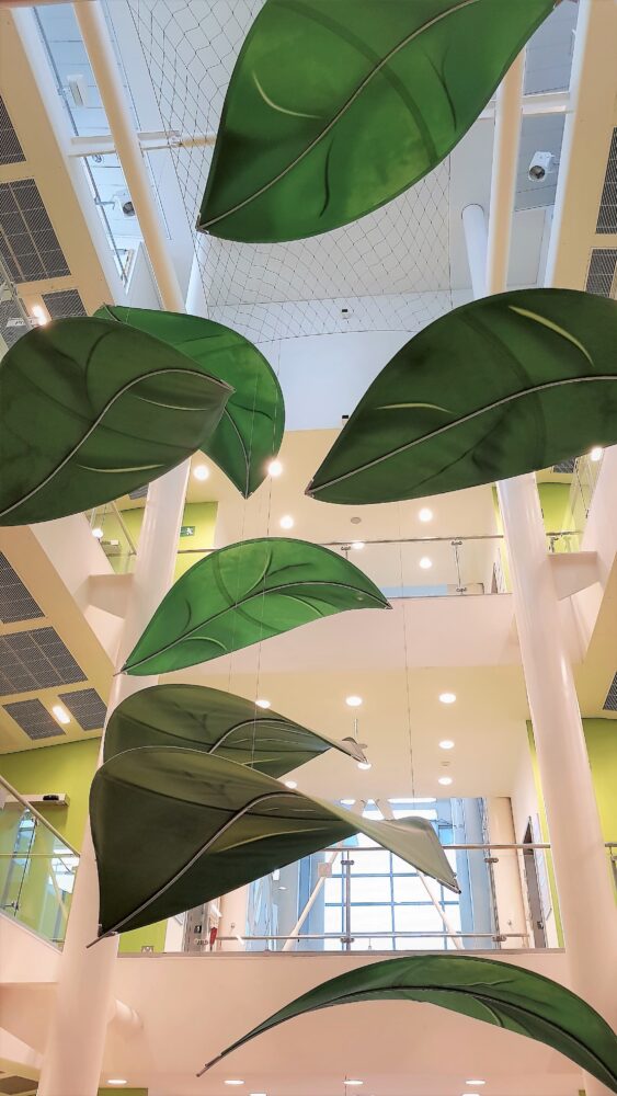 HQ Atrium Leaf Sculpture - Base Structures