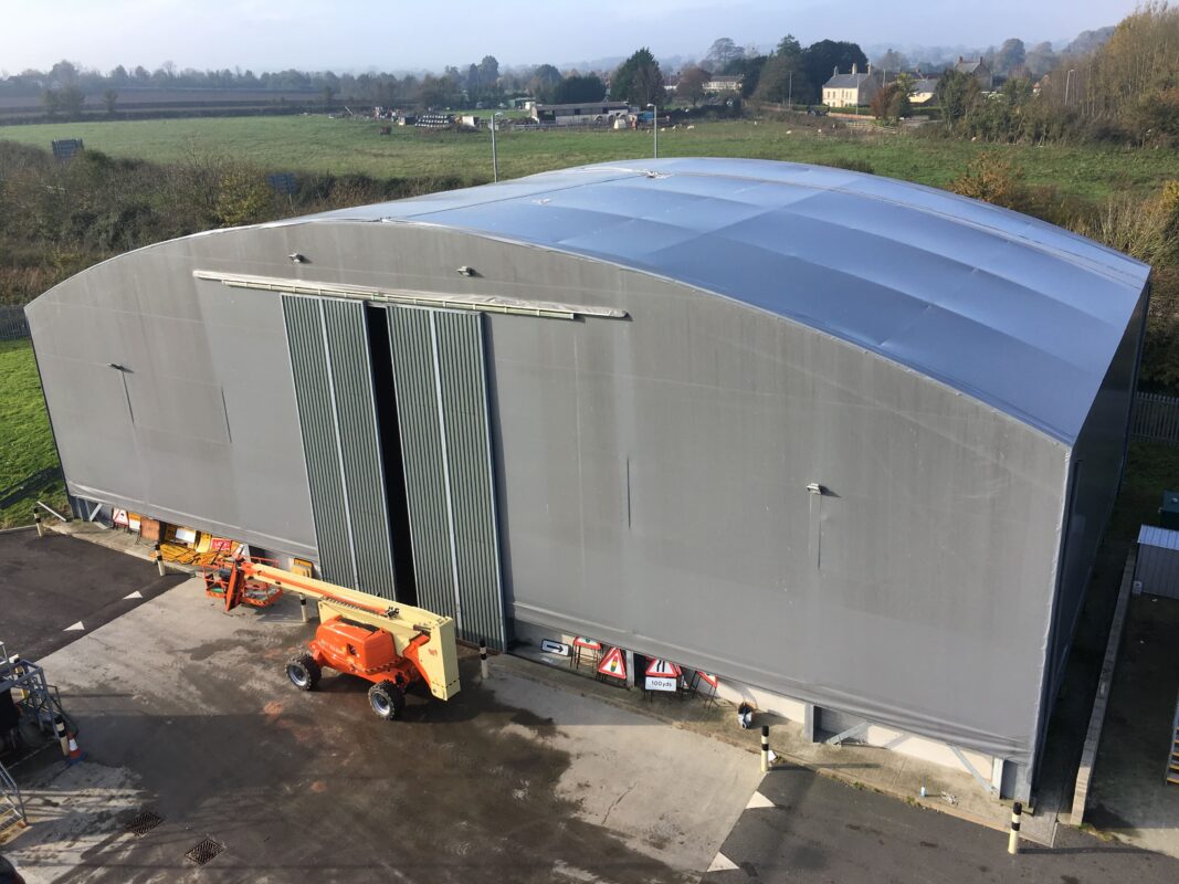 Salt barn and sand storage maintenance for winter - Base Structures