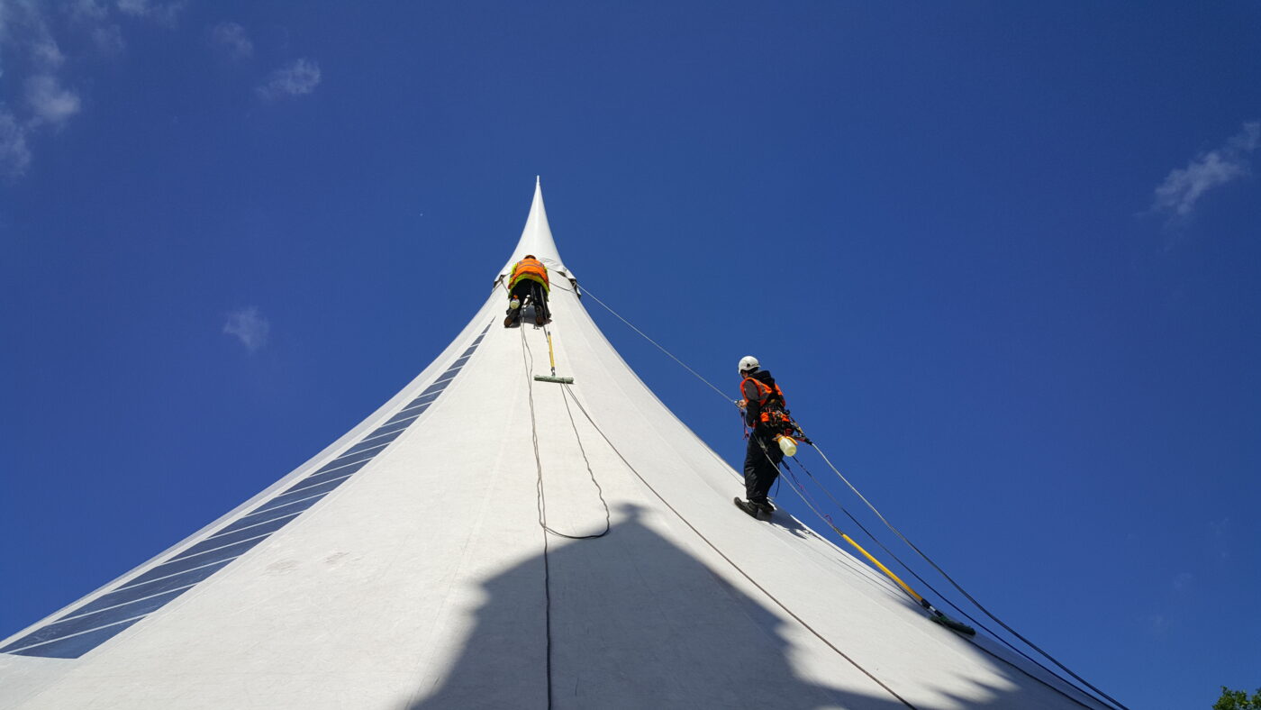 Canopy and Fabric Maintenance for Winter use in 2020 - Base Structures