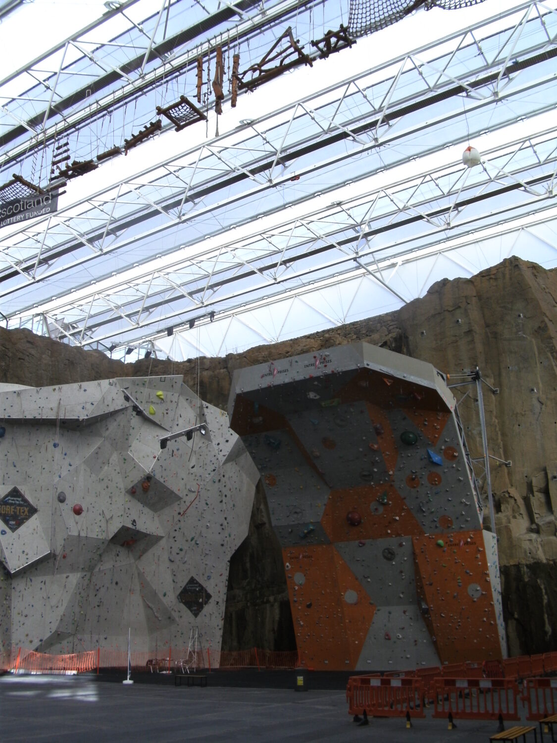 Edinburgh International Climbing Arena - Base Structures