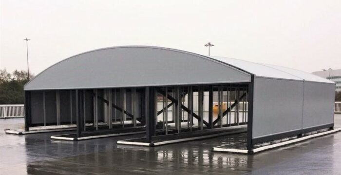 Manchester Airport - Valet Parking Canopy - Base Structures