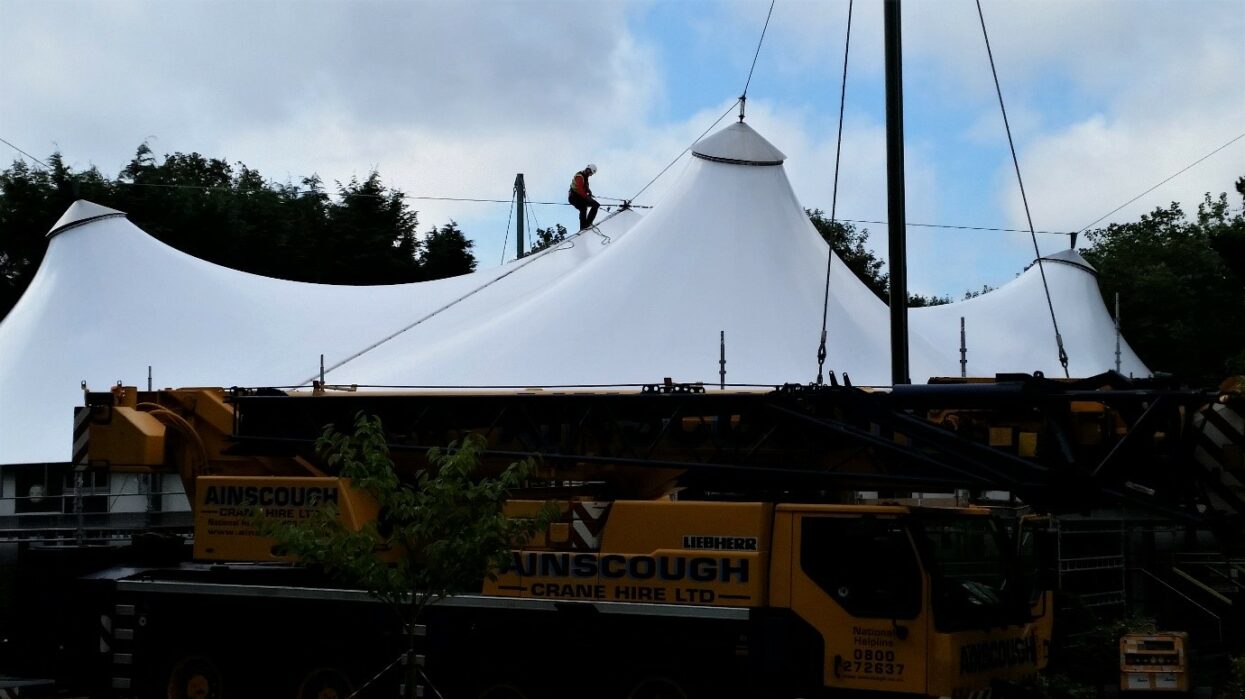 Canopy and Fabric Maintenance for Winter use in 2020 - Base Structures