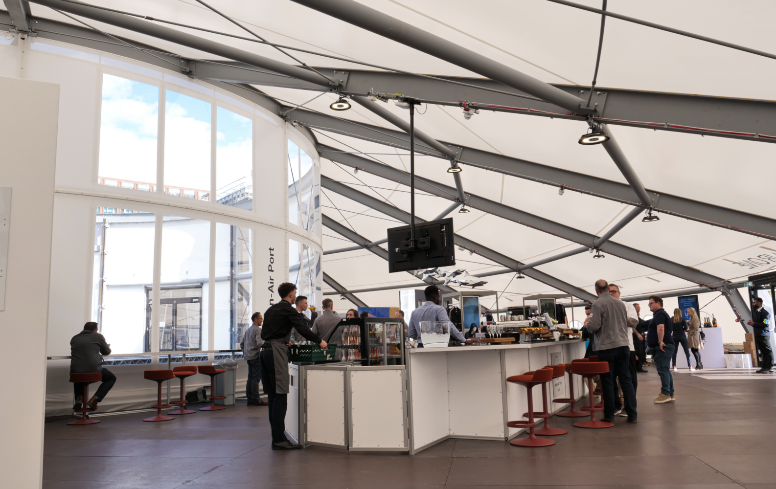 Urban Air-Port Demountable Fabric Clad Drone Airport - Base Structures