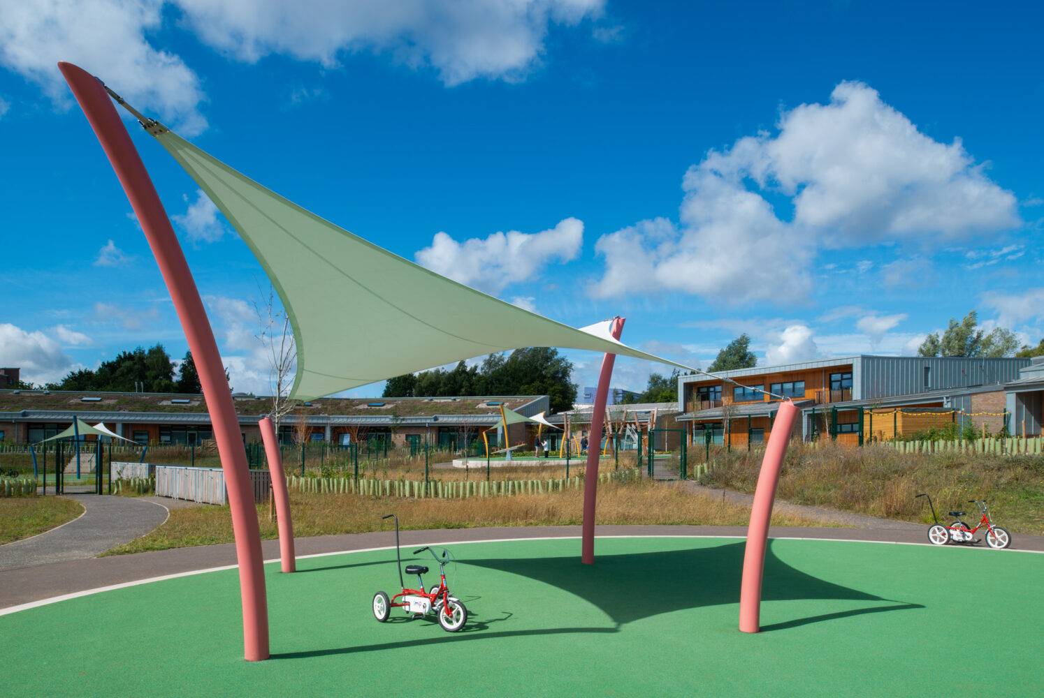 St Crispin's School, Playground Canopies - Base Structures