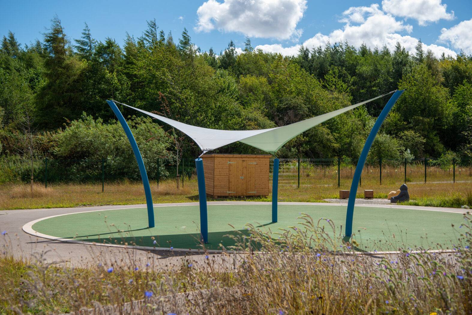 St Crispin's School, Playground Canopies - Base Structures