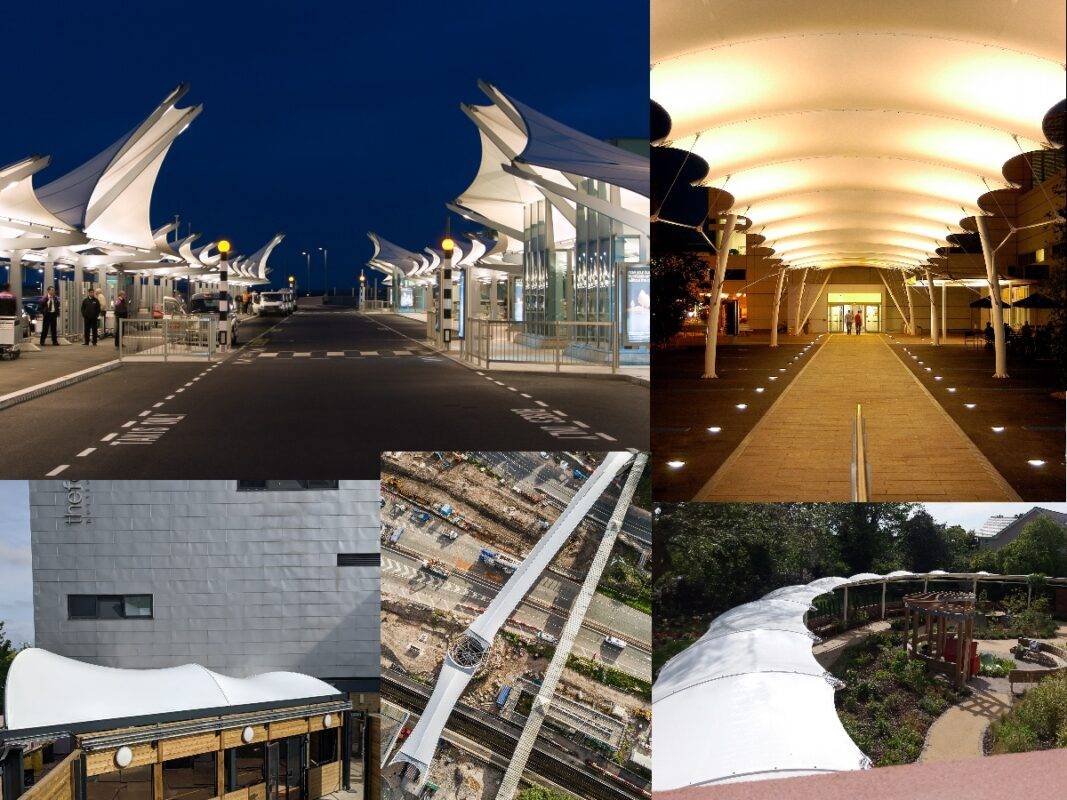 Using Entrance & Link Walkway Canopies - Base Structures